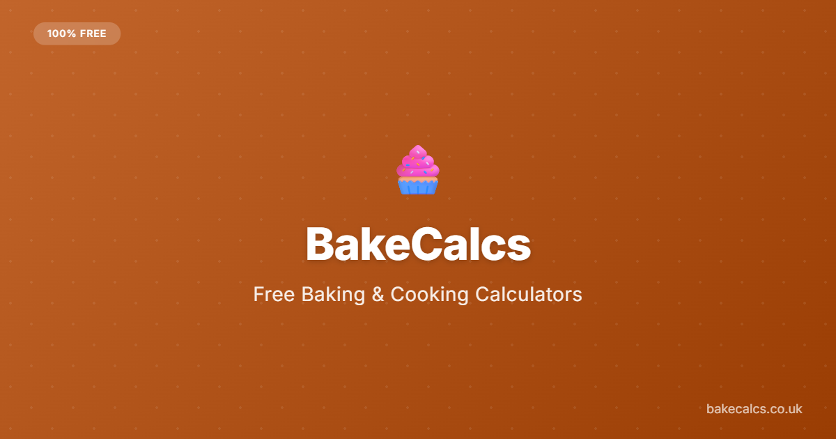 Gelatine Conversion Calculator — Free Conversions & Units Tool | BakeCalcs